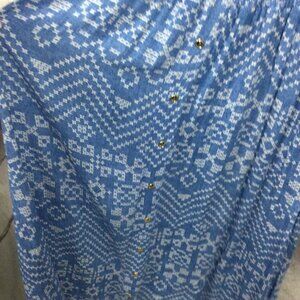 Zenobia | Dresses | Zenobia Dress Blue Summer Midi Sleeveless 3xl ...